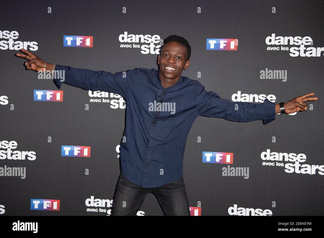 Azize Diabate attending the Danse avec les Stars 2019 Photocall at TF1 ...