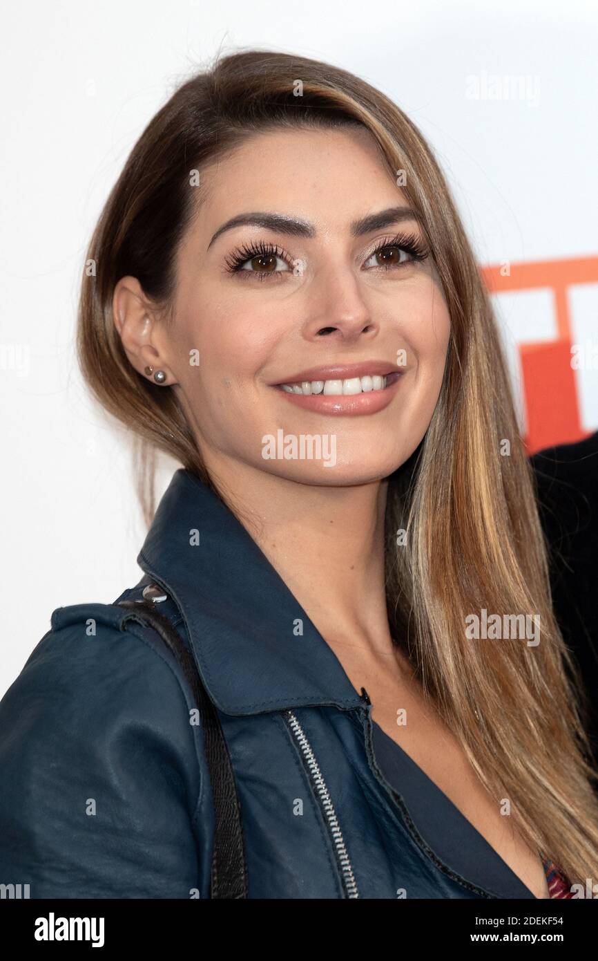 Candice Pascal attends the Groupe TF1 photocall at Palais de Tokyo on ...