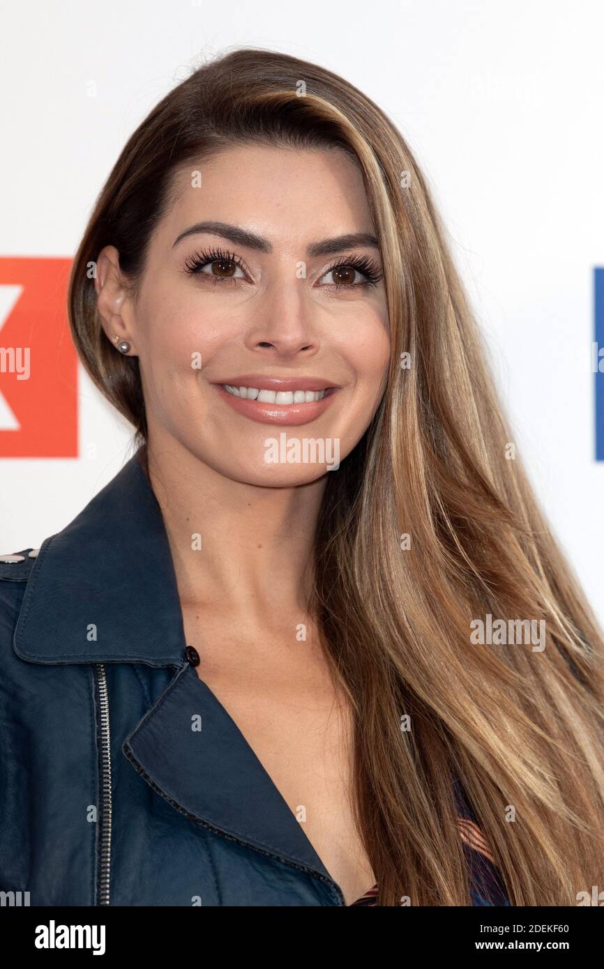 Candice Pascal attends the Groupe TF1 photocall at Palais de Tokyo on ...