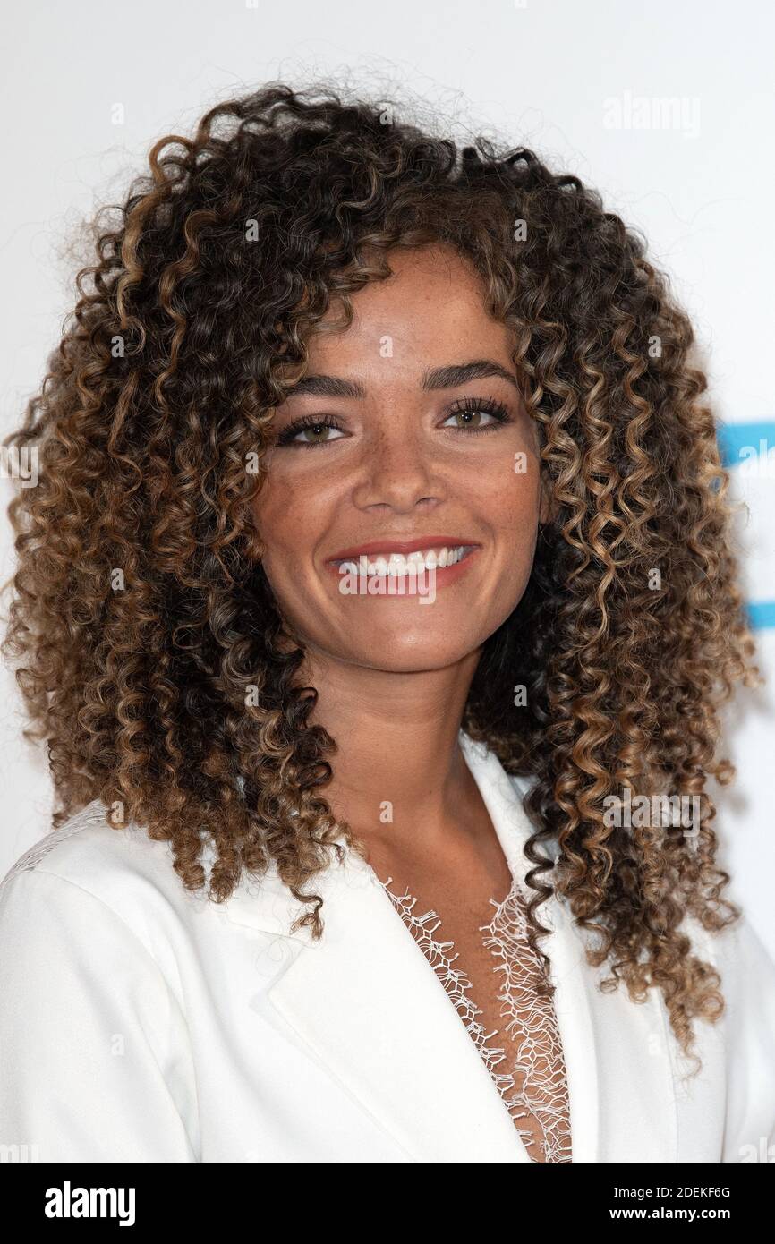 Anais Grangerac attends the Groupe TF1 photocall at Palais de Tokyo on ...