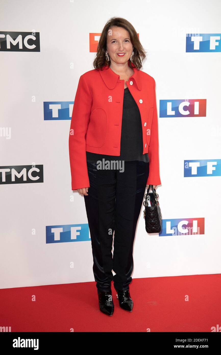 Anne Roumanoff attends the Groupe TF1 photocall at Palais de Tokyo on ...