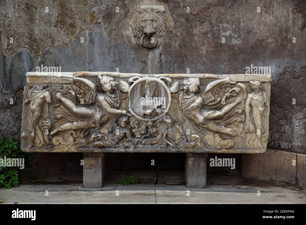 The Fountain of the Colosseum Rome, Italy Stock Photo - Alamy