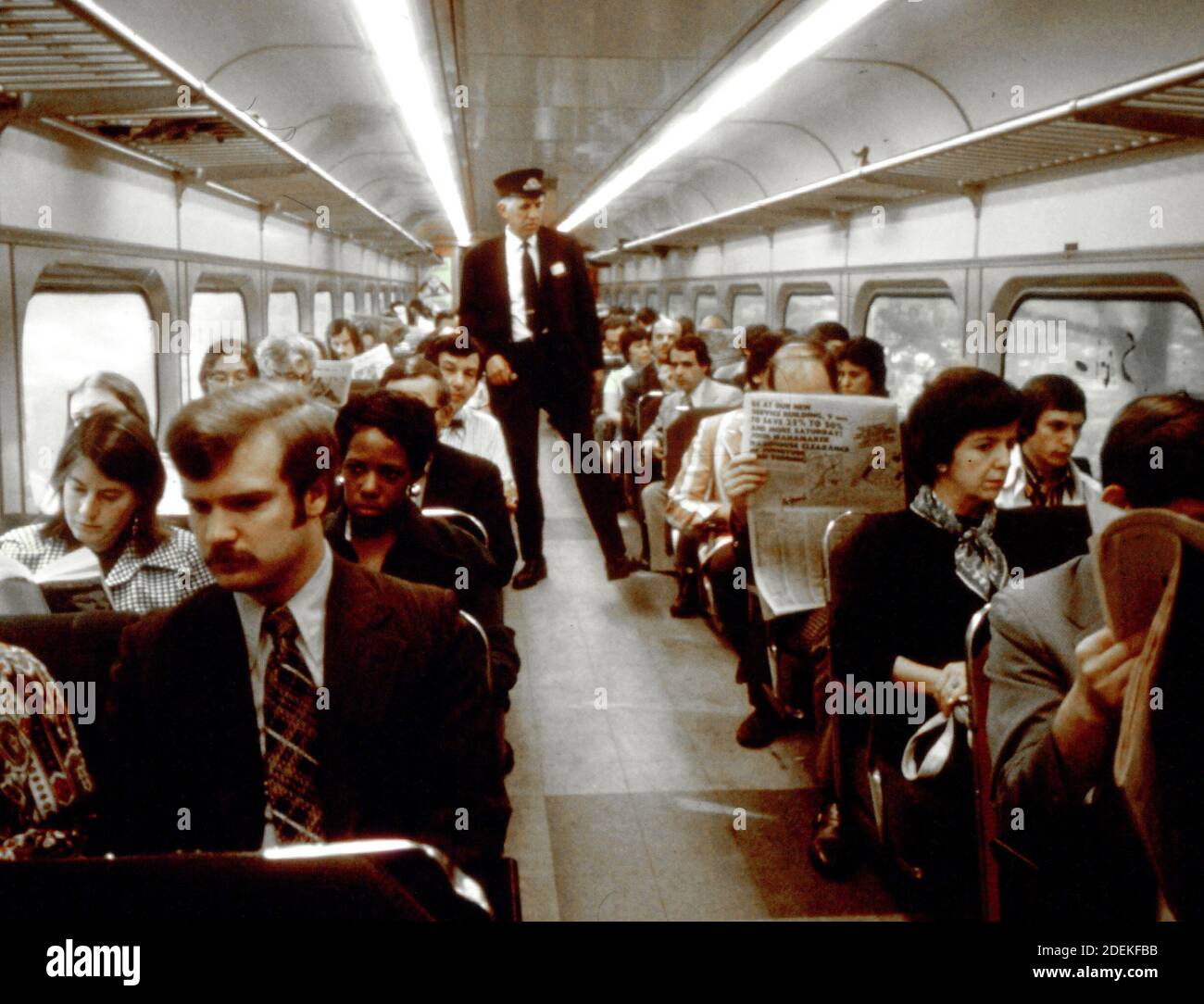 1970s septa train interior hi-res stock photography and images - Alamy