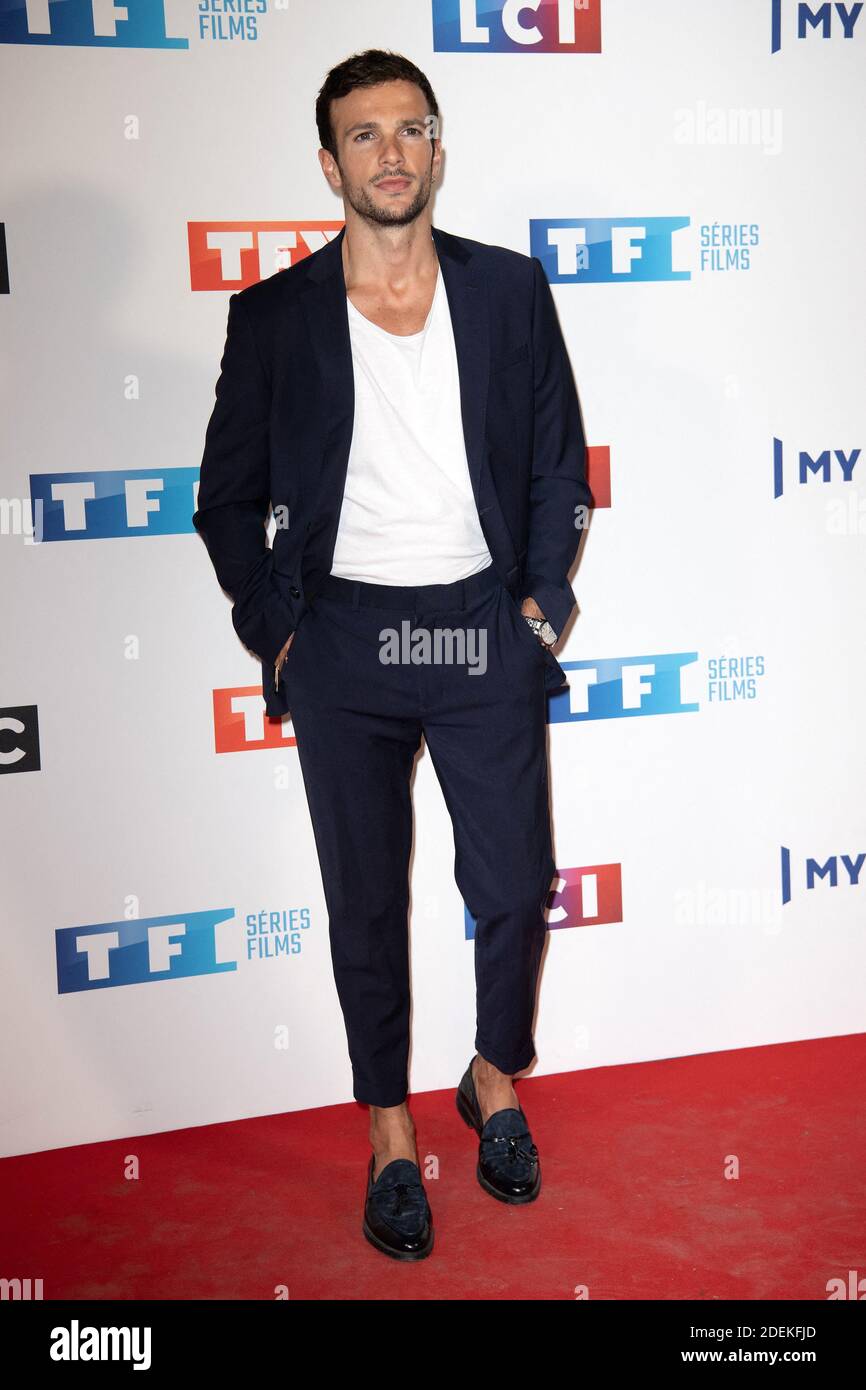 Hugo Philip attends the Groupe TF1 photocall at Palais de Tokyo on ...