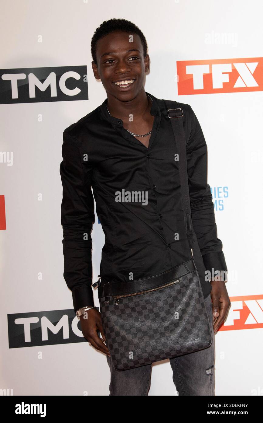 Azize Diabate attends the Groupe TF1 photocall at Palais de Tokyo on ...