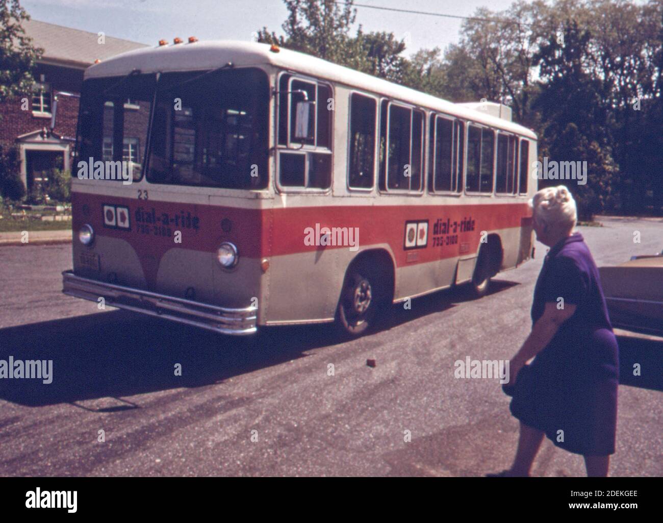 1970s dial a bus hi-res stock photography and images - Alamy