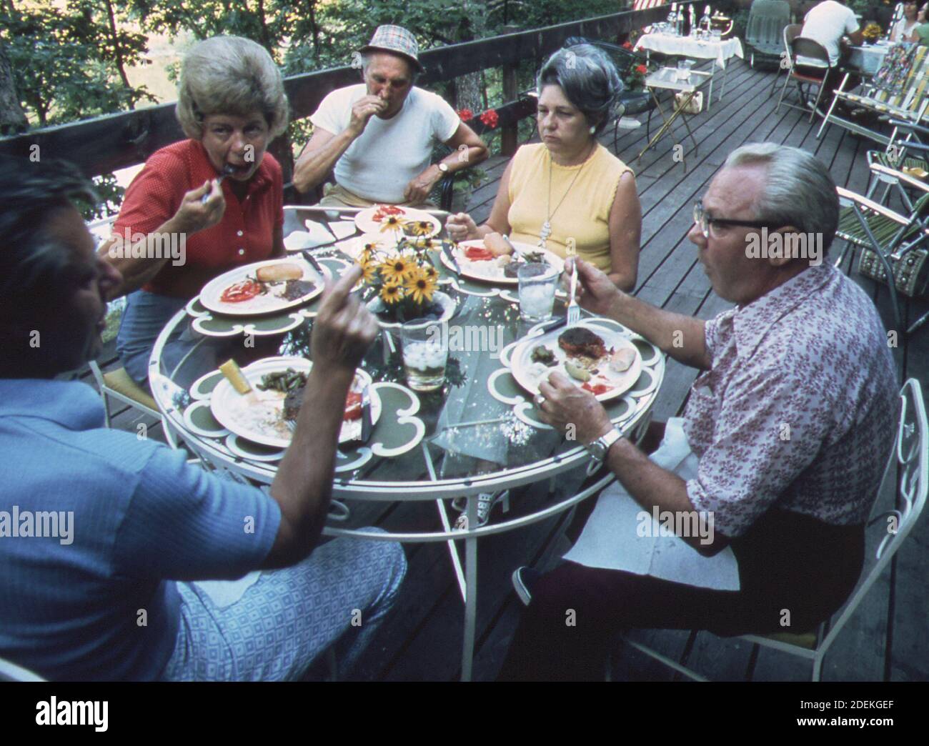 1970s food dinner hi-res stock photography and images - Alamy