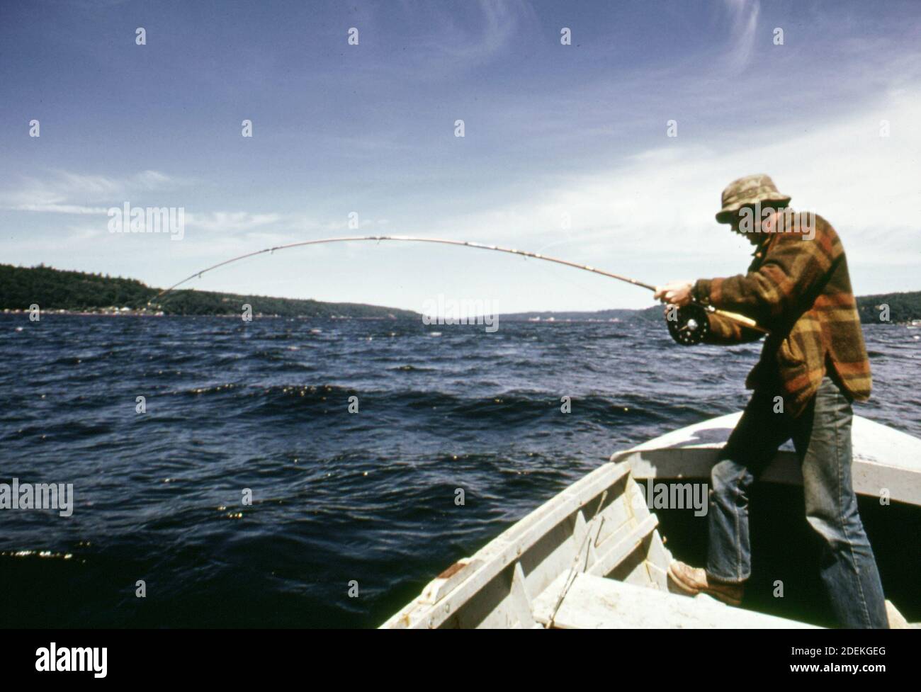 1970s Photo (1973) - Fishing for true cod in southern Puget Sound near ...