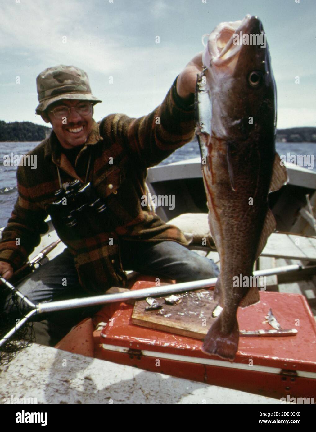 1970s Photo (1973) - Fishing for true cod in southern Puget Sound near ...
