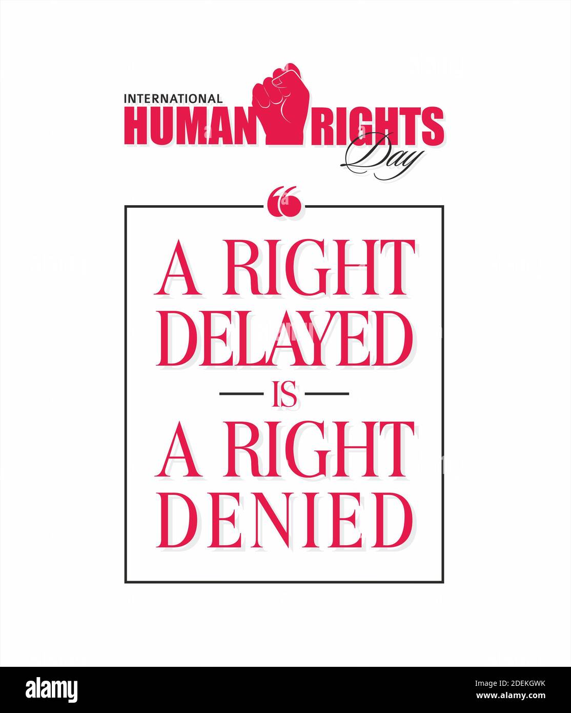 A Right Delayed Is A Right Denied - International Human Rights Day ...