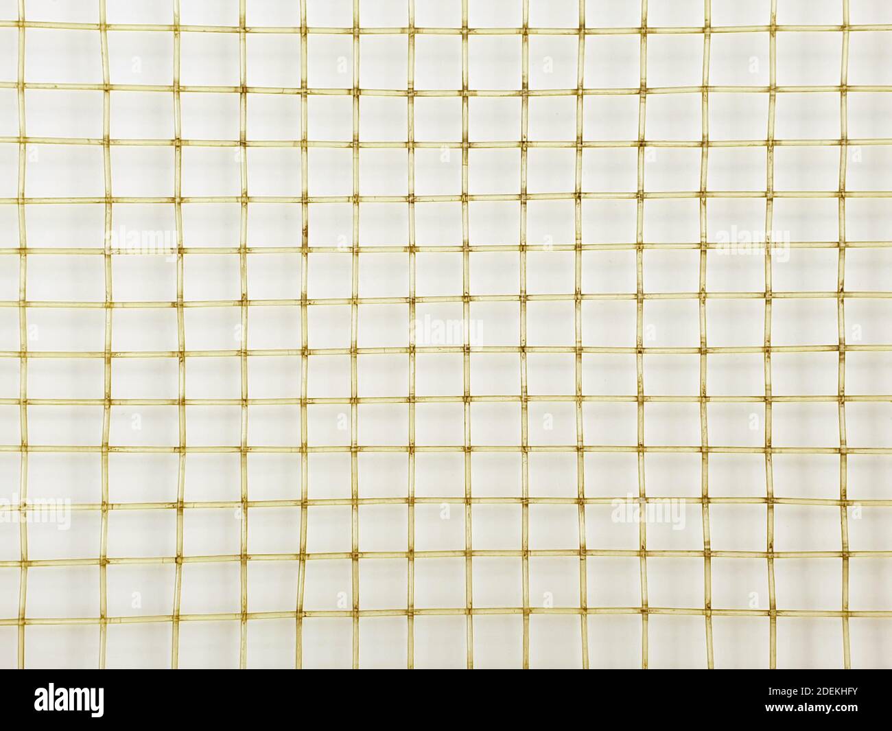 Old tennis racket net. Close up, macro photography. Tennis racket net ...