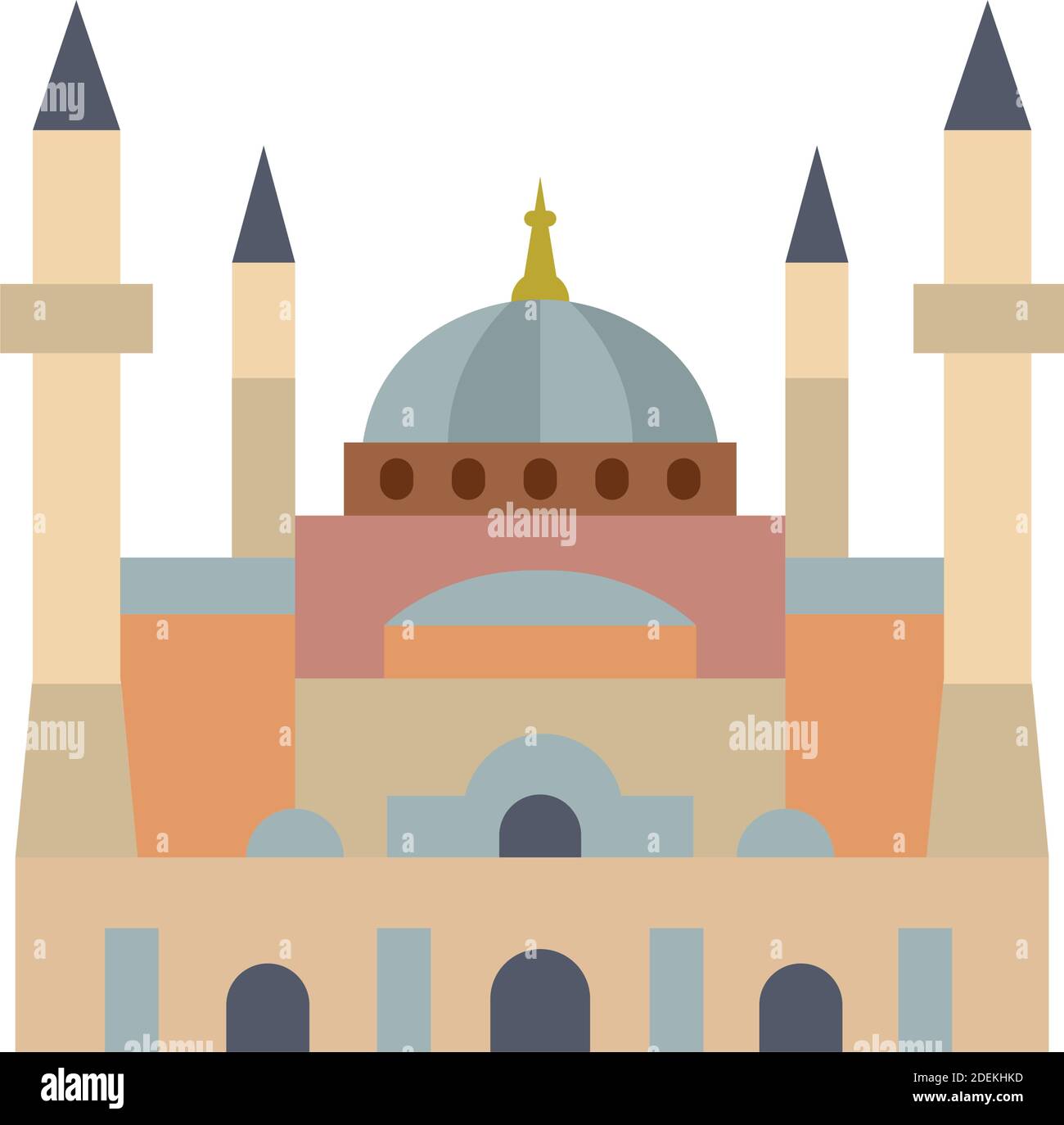 Hagia Sophia, Istanbul, Turkey, Mosque fully editable vector icons ...