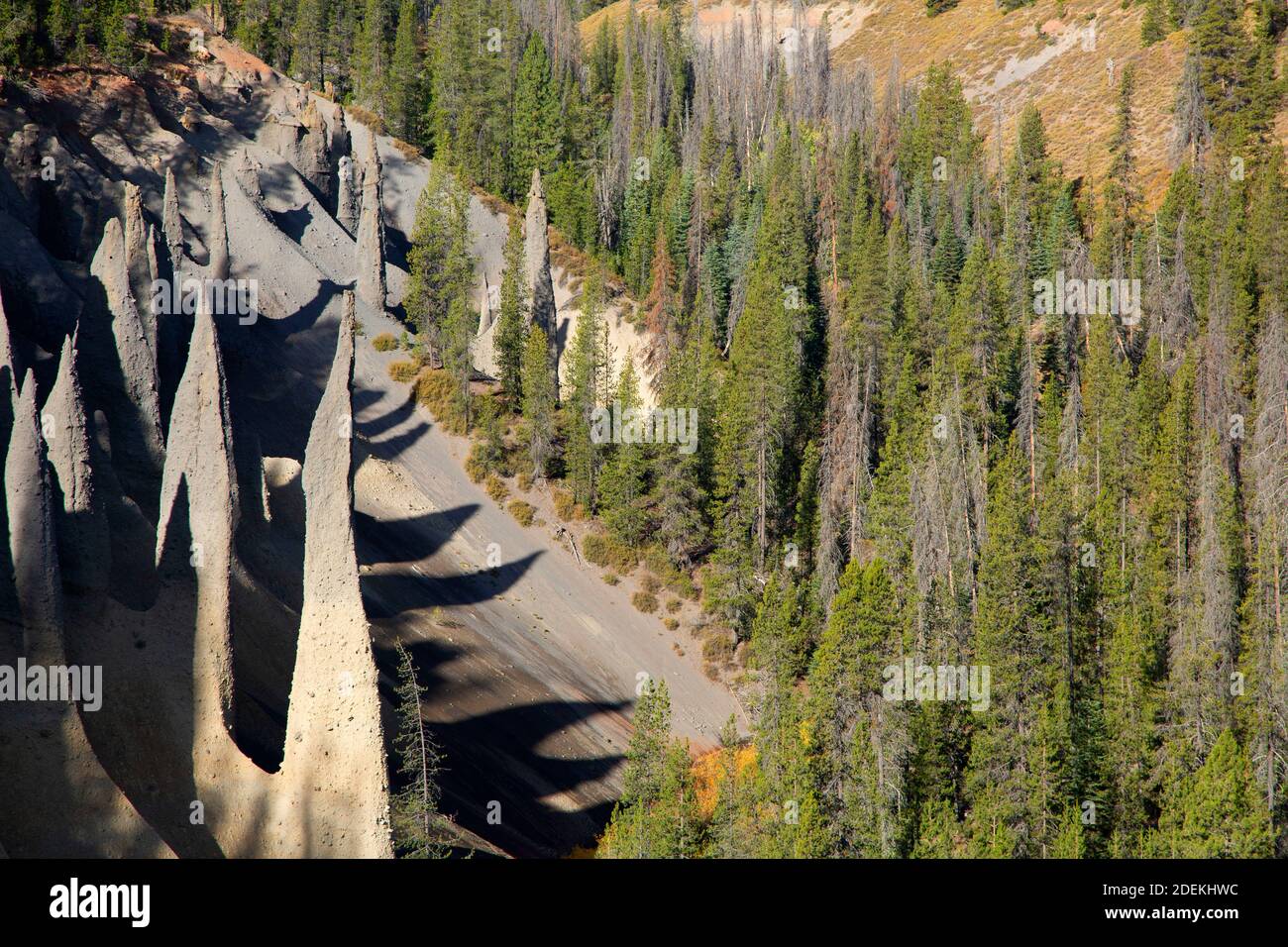 Pinnacles in Pinnacles Valley, Crater Lake National Park, Volcano ...