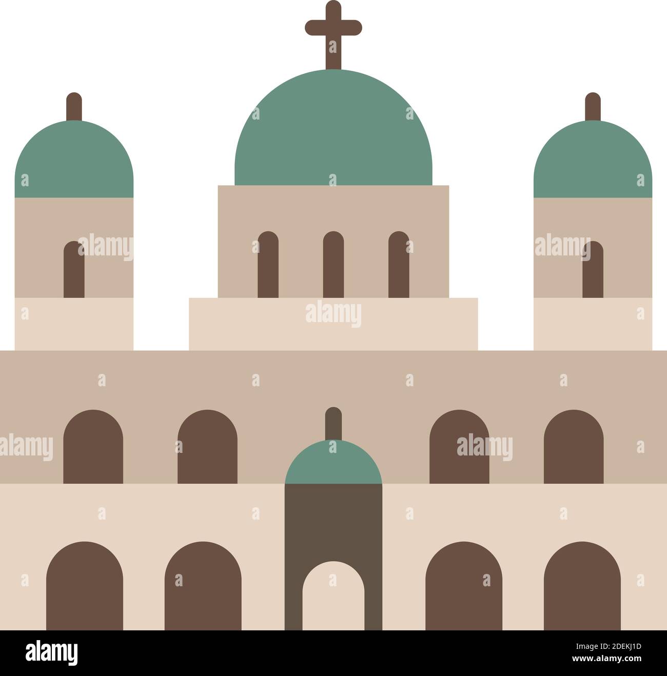 Dom, Berlin, franzosischer, germany fully editable vector icons Stock ...