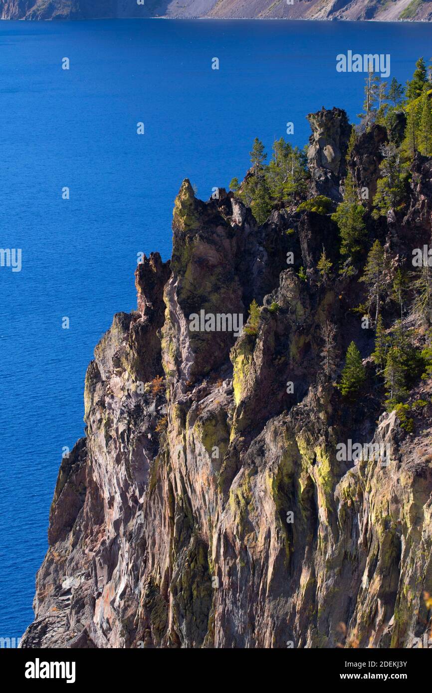 Caldera slope, Crater Lake National Park, Volcano Legacy National ...