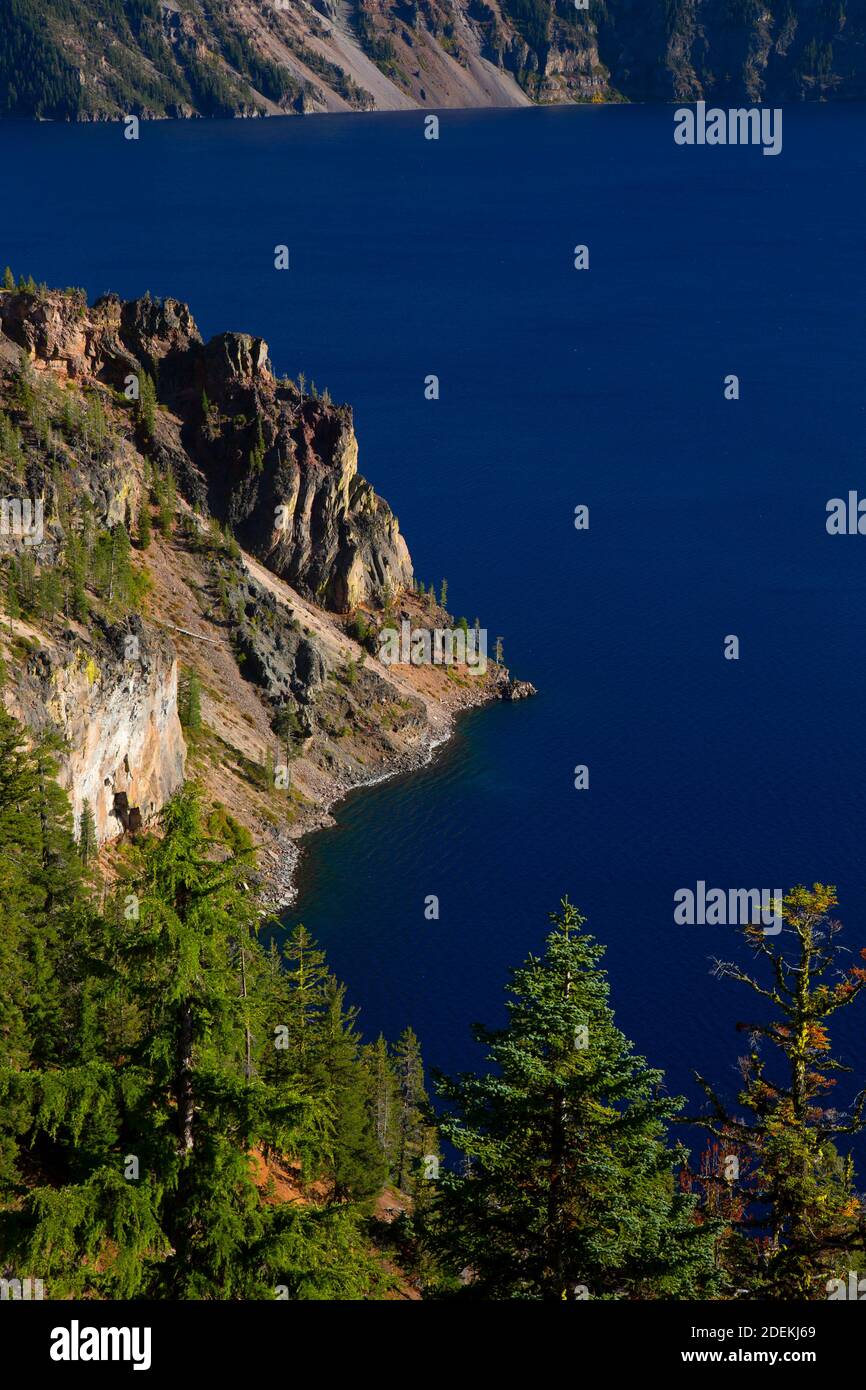 Caldera slope, Crater Lake National Park, Volcano Legacy National ...