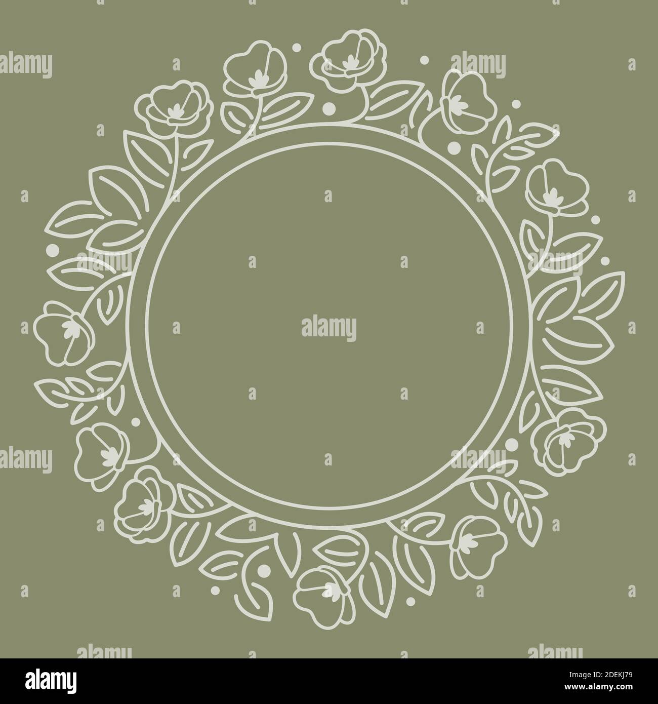 Round flourish frame Stock Vector Image & Art - Alamy