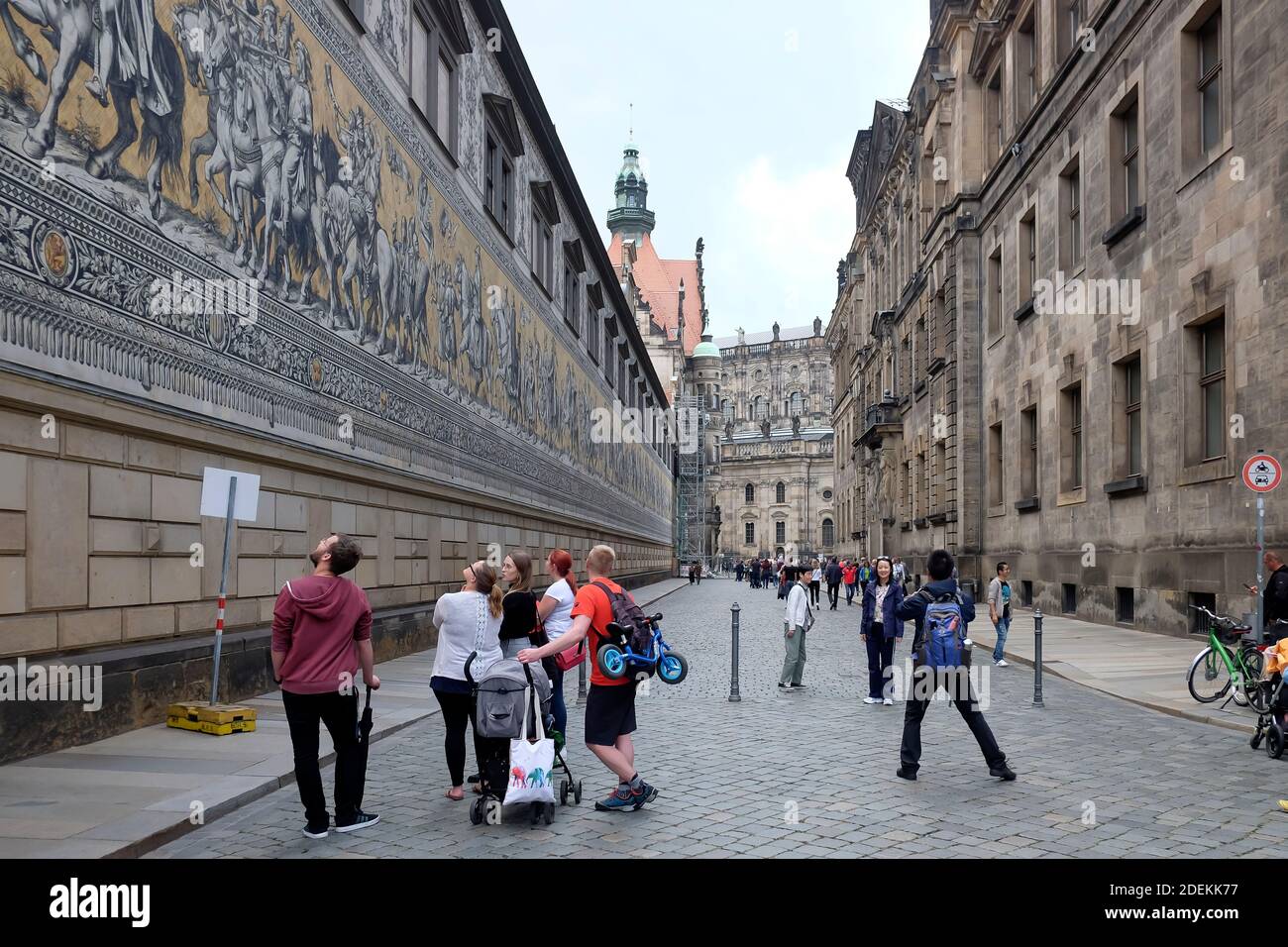 Dresden castle mural hi-res stock photography and images - Alamy