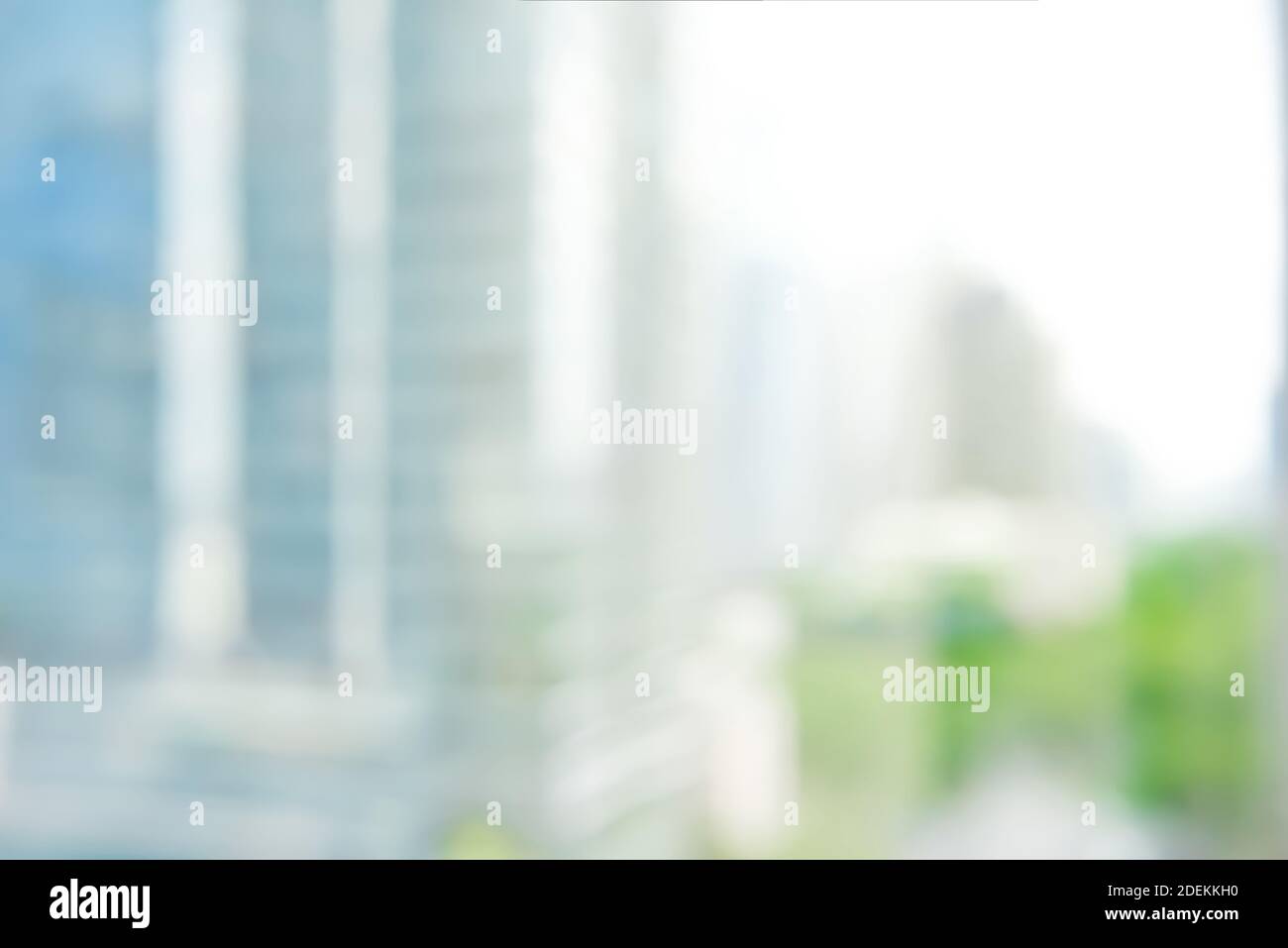 Abstract blurred image of buildings in the city, for background Stock ...