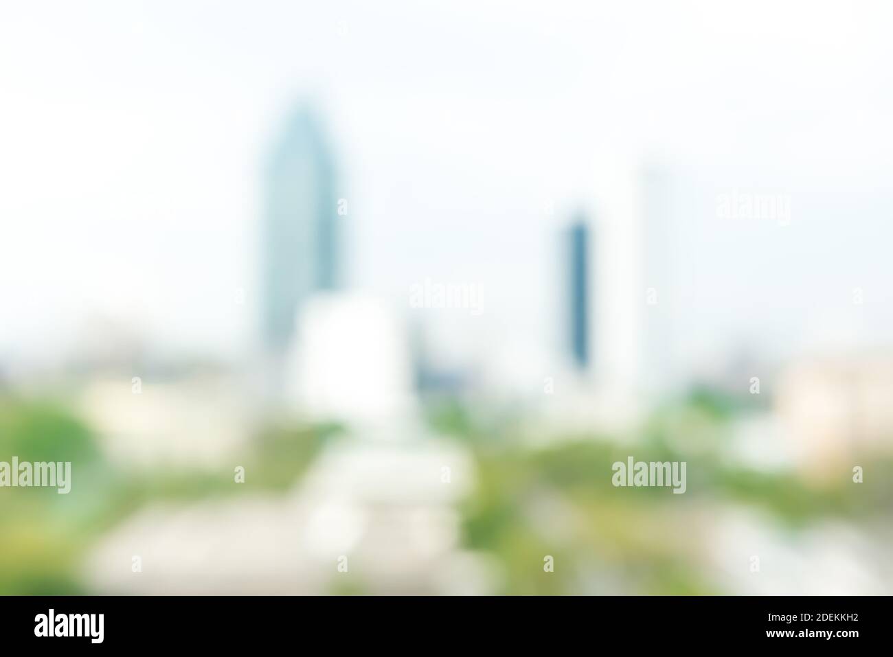 Abstract blurred image of buildings in the city, for background Stock ...