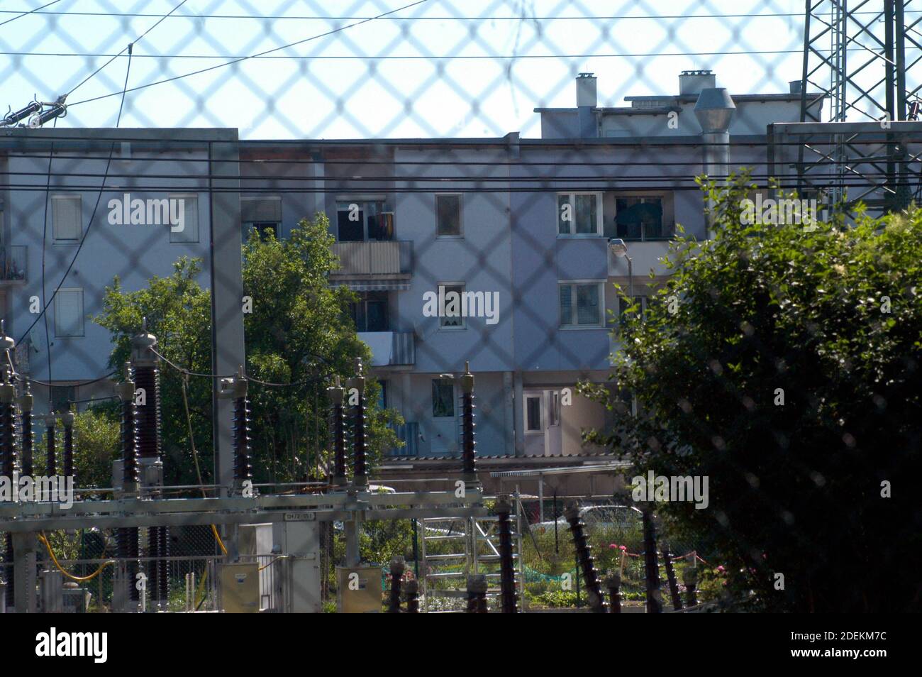 electrosmog through electro magnetic fields Stock Photo - Alamy