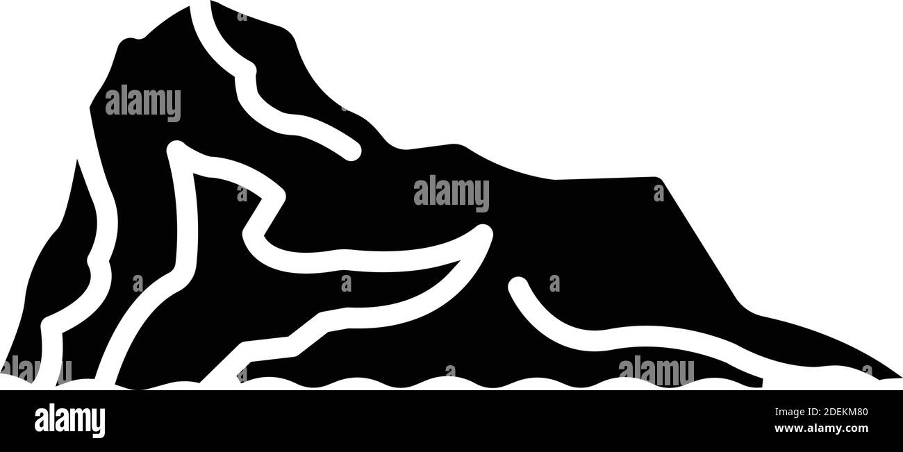 Rock of Gibraltar, Gibraltar, Europe, British fully editable vector ...