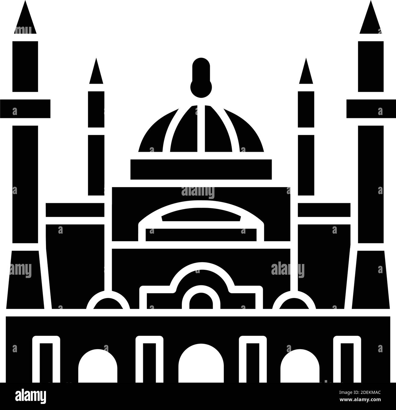 Hagia Sophia, Istanbul, Turkey, Mosque fully editable vector icons ...