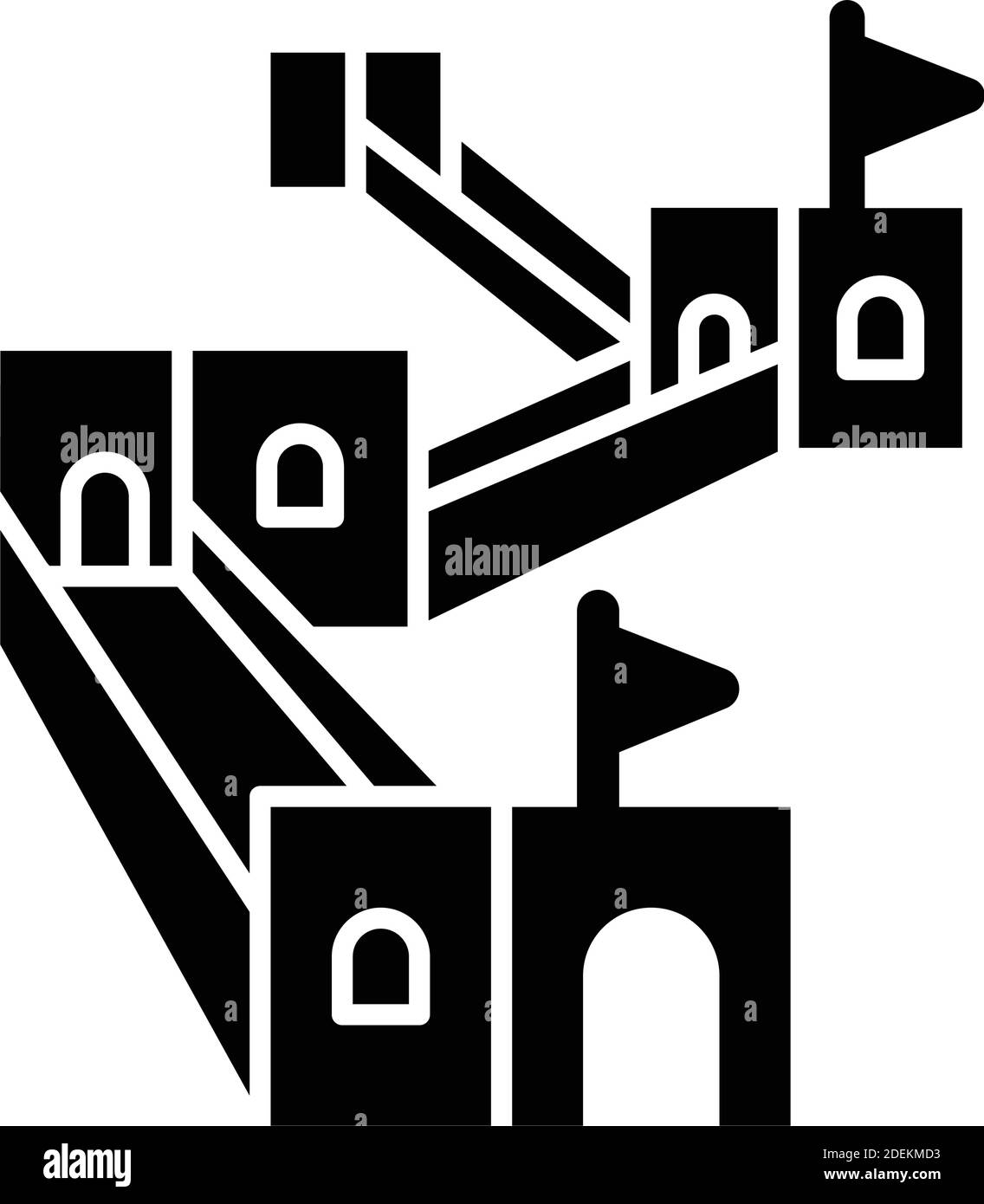 Table Mountain, Cape Town, South Africa, mountain fully editable vector ...