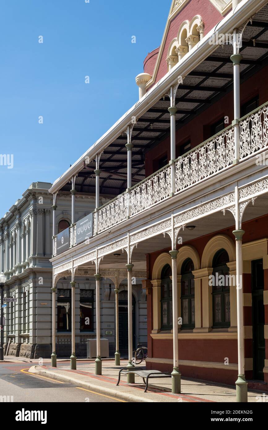 Historic buildings on High Street, Fremantle Stock Photo - Alamy