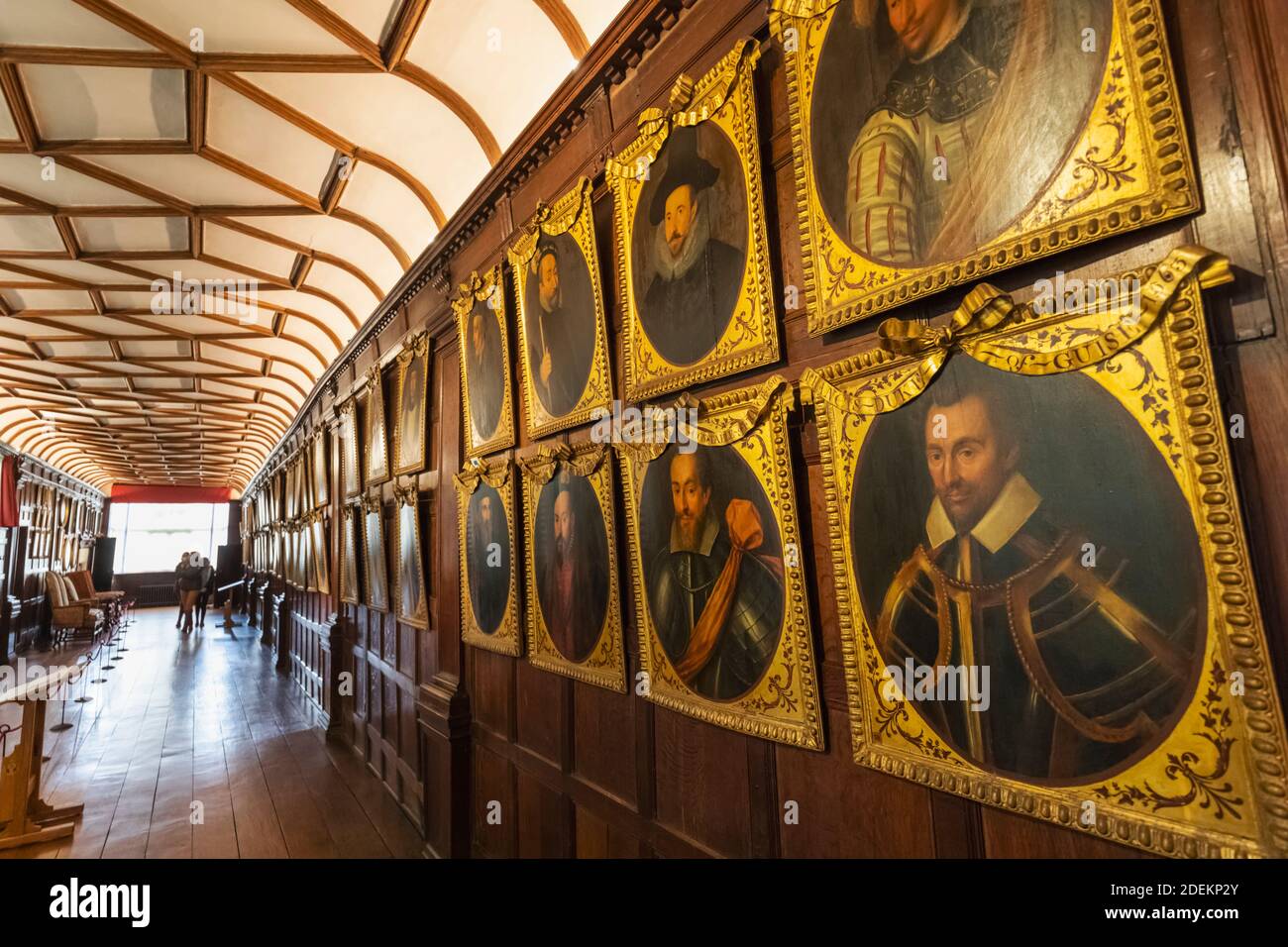 England, Kent, Sevenoaks, Knole House, The Brown Gallery Stock Photo ...
