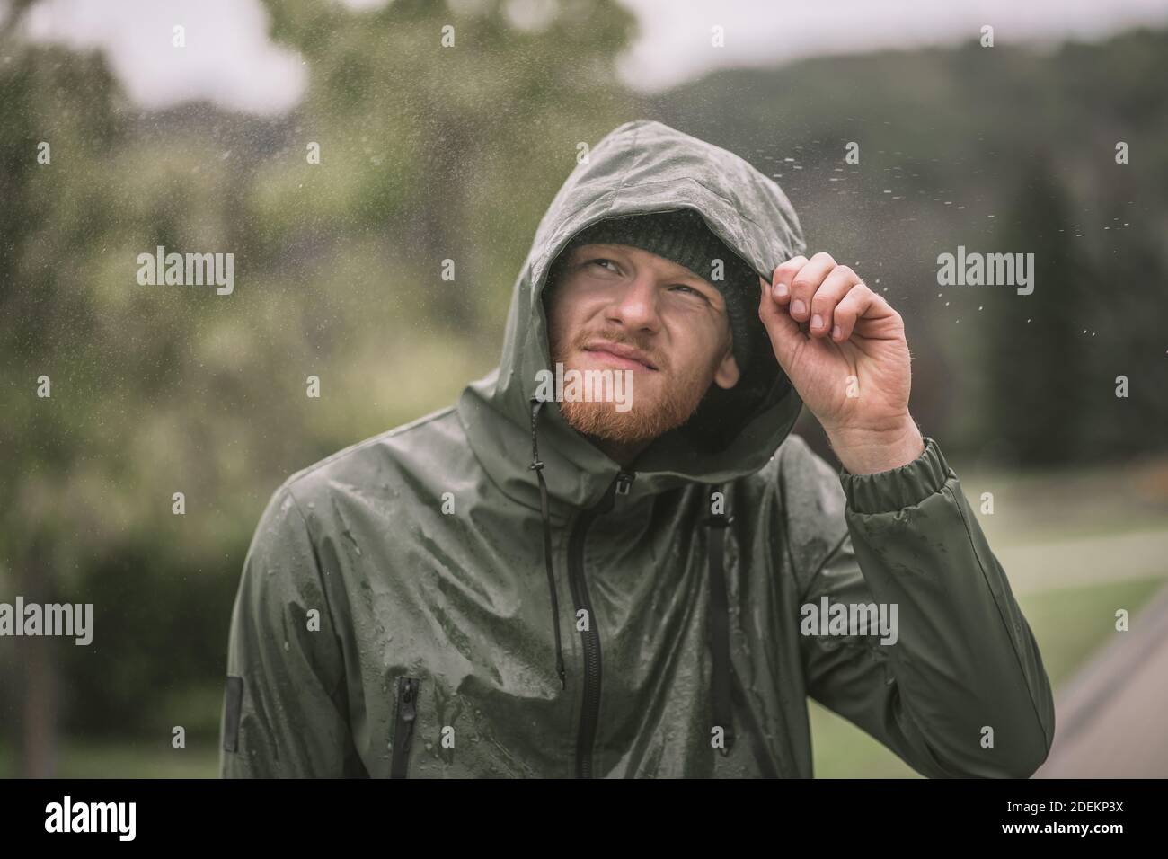 Soaking wet jacket hi-res stock photography and images - Alamy