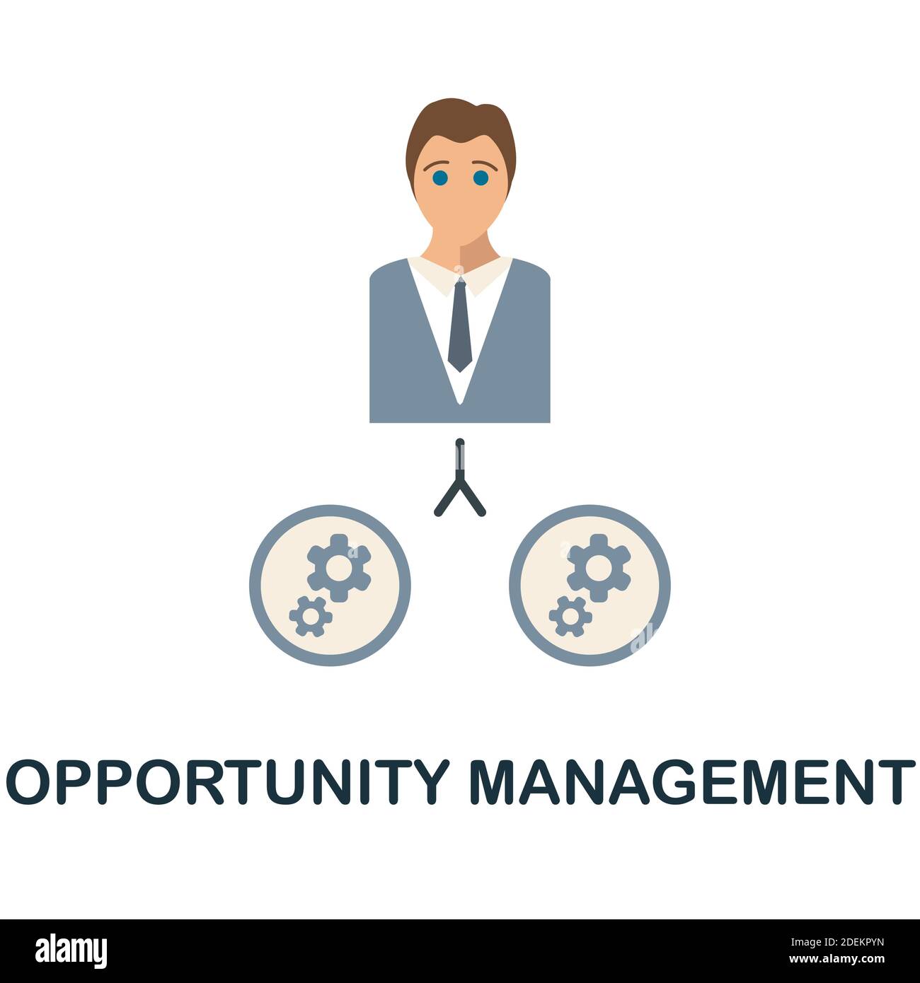 Opportunity Management flat icon from reputation management collection ...