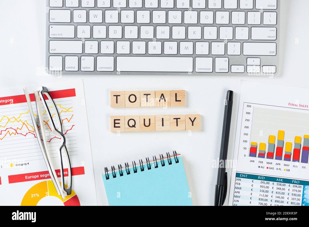 Total equity concept with letters Stock Photo - Alamy