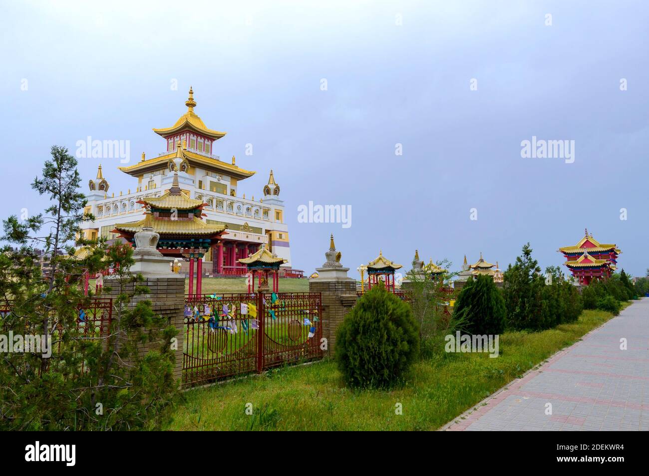 Burkhan Bakshin Altan Sume Buddhist complex Stock Photo - Alamy