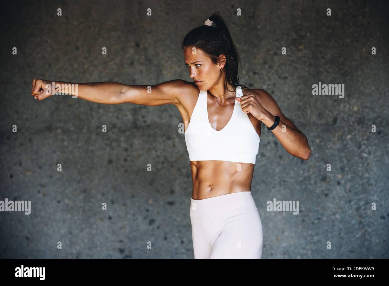 Shadow boxing exercise hi-res stock photography and images - Alamy
