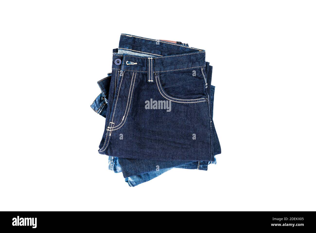 Jeans folded hi-res stock photography and images - Alamy