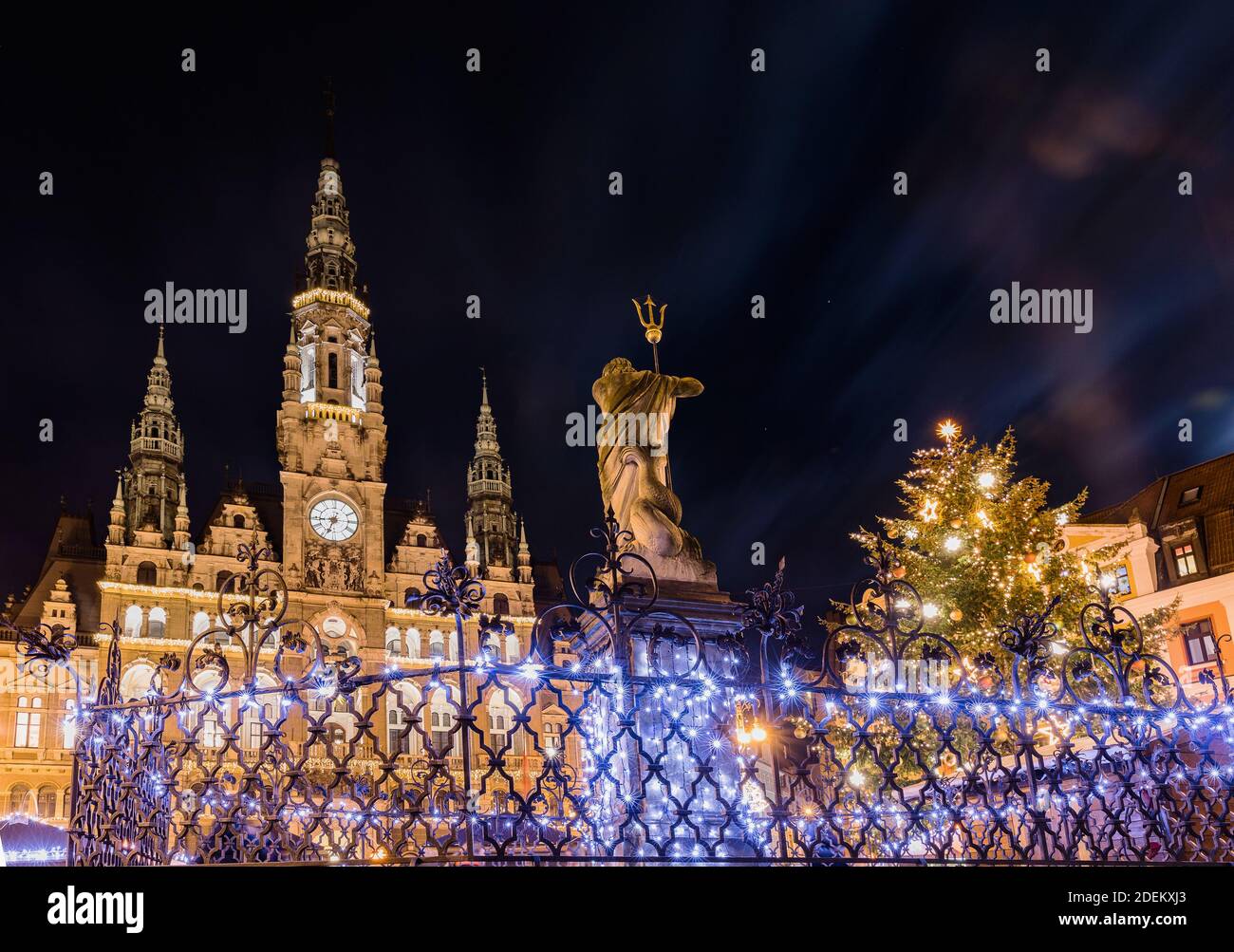 LIBEREC, CZECH REPUBLIC - NOVEMBER 30, 2020. Christmas markets in ...