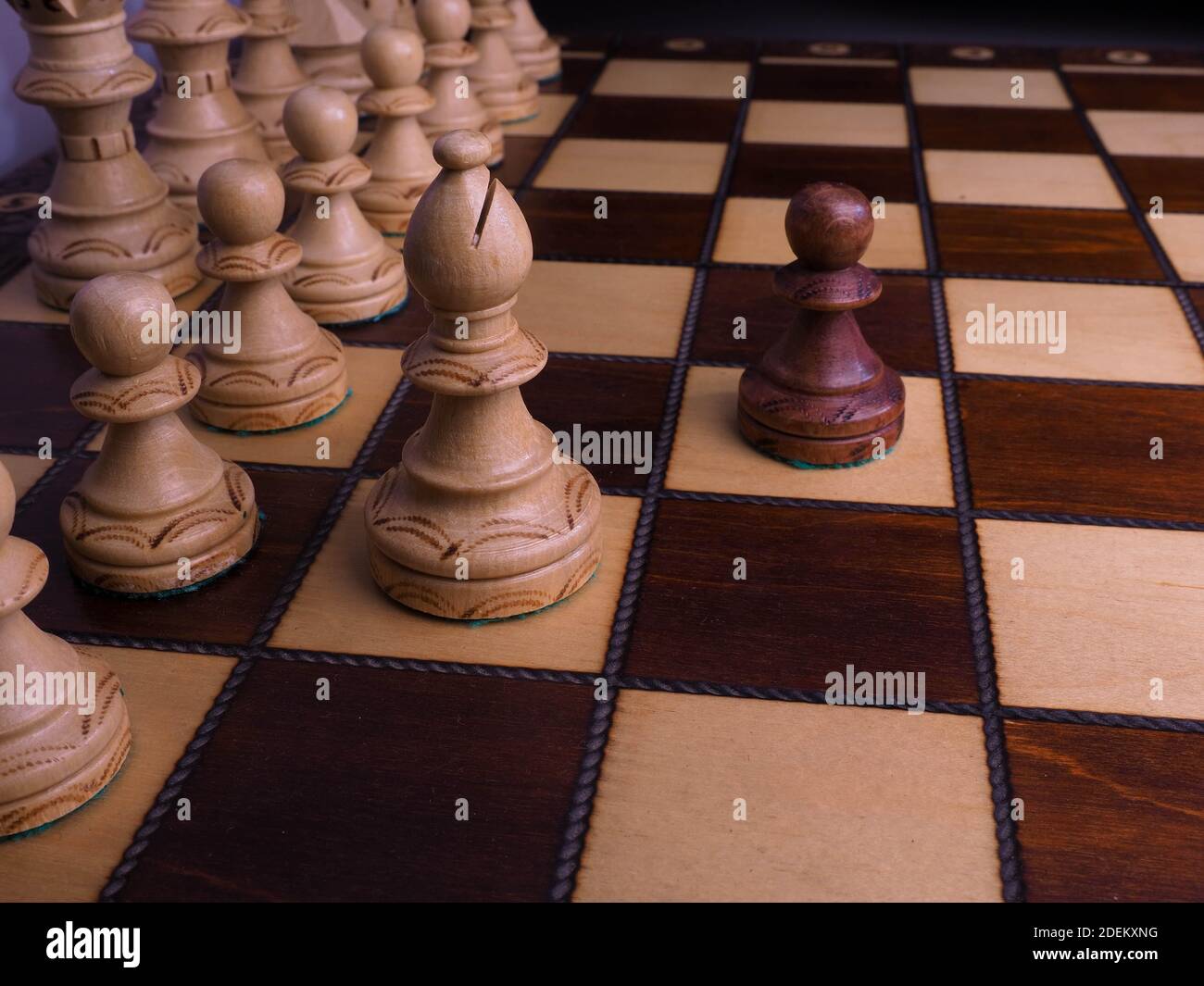 chess game concept for competition idea and strategy Stock Photo - Alamy