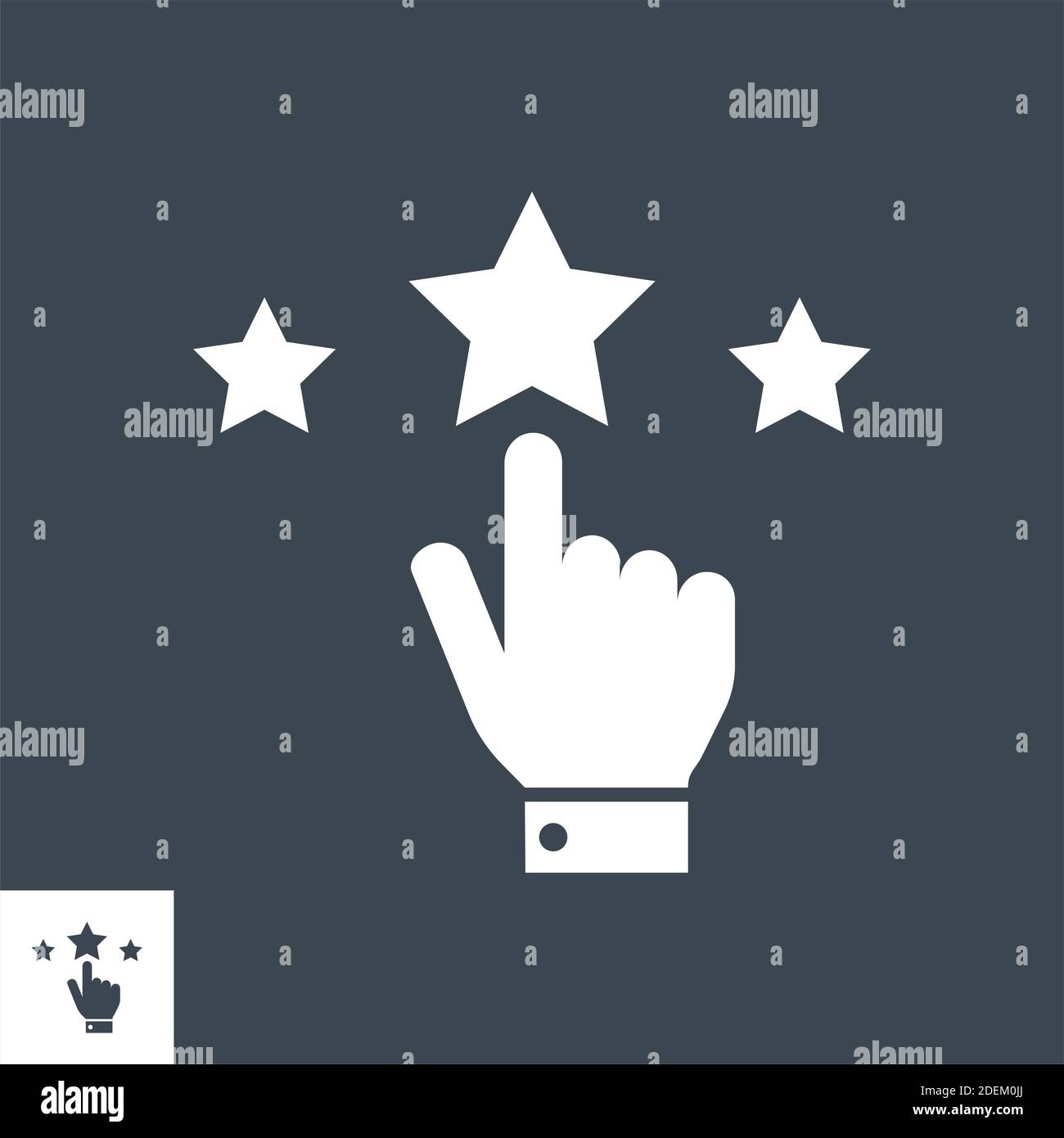 Web review icon flat Stock Vector Images - Alamy