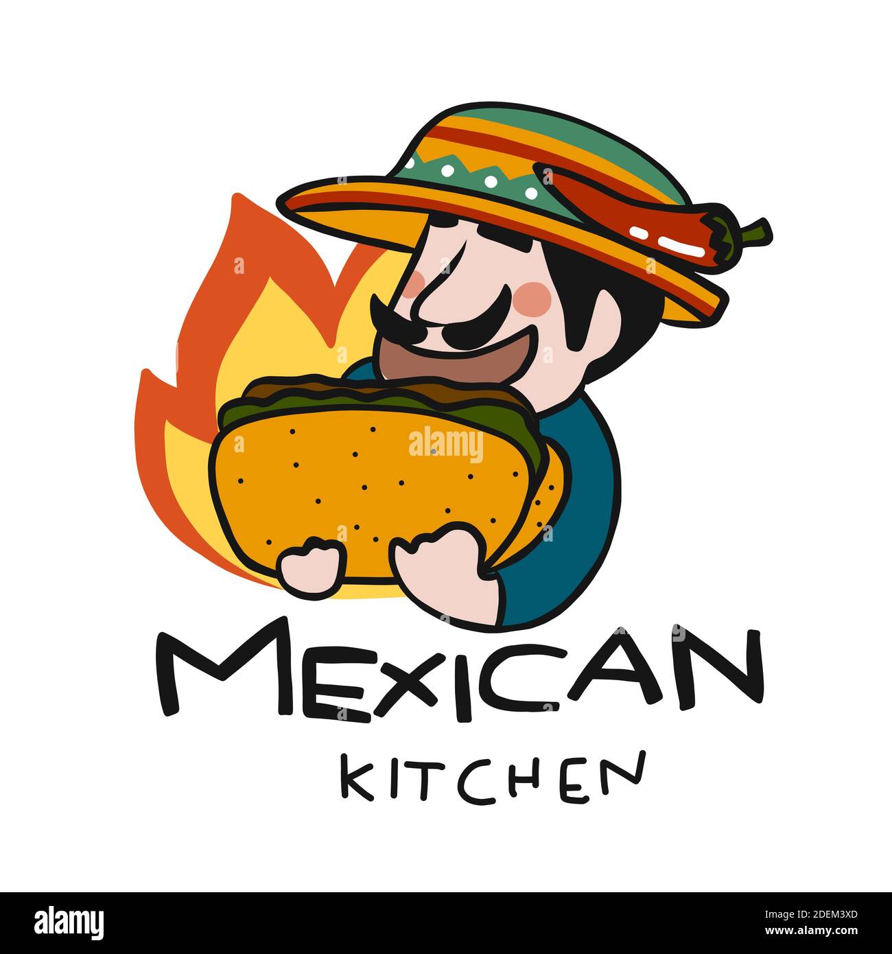 Mexican Cafe Kitchen Sign High Resolution Stock Photography and Images ...