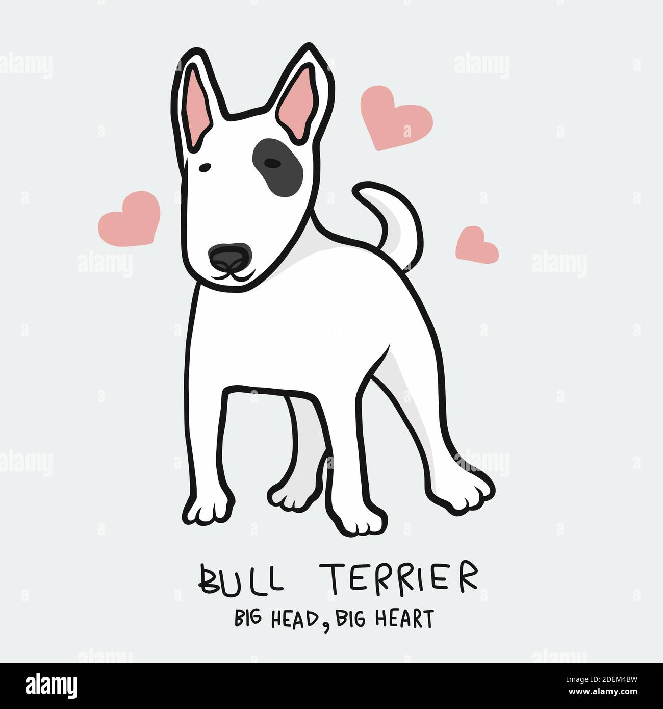 English bull terriers Stock Vector Images - Alamy