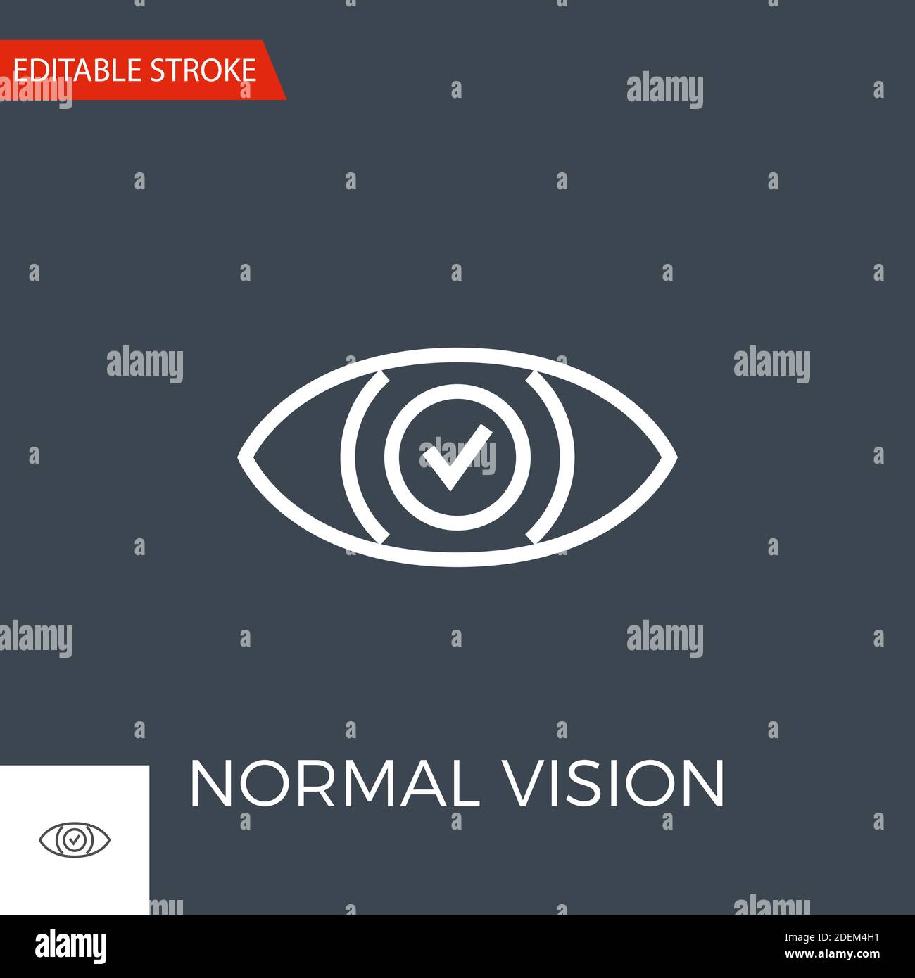 Eyeball and normal vision vector hi-res stock photography and images ...