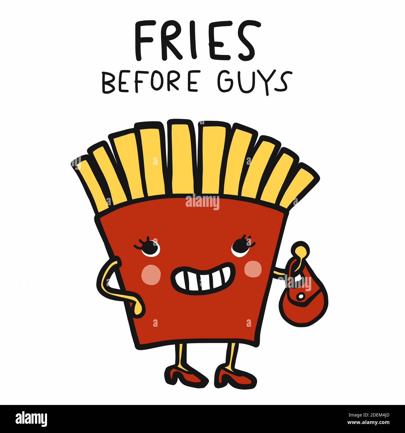 French fry guy hi-res stock photography and images - Alamy