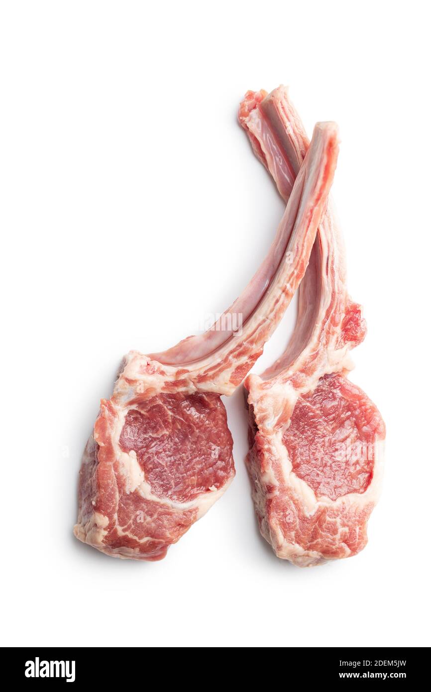 Raw Lamb Chops