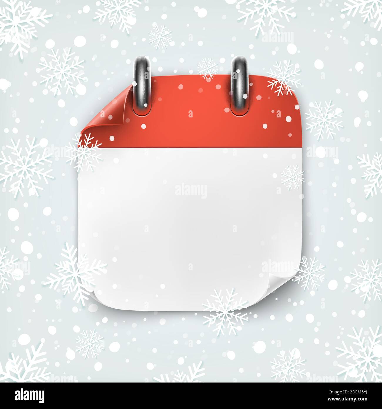 Blank tear off calendar Stock Vector Images - Alamy