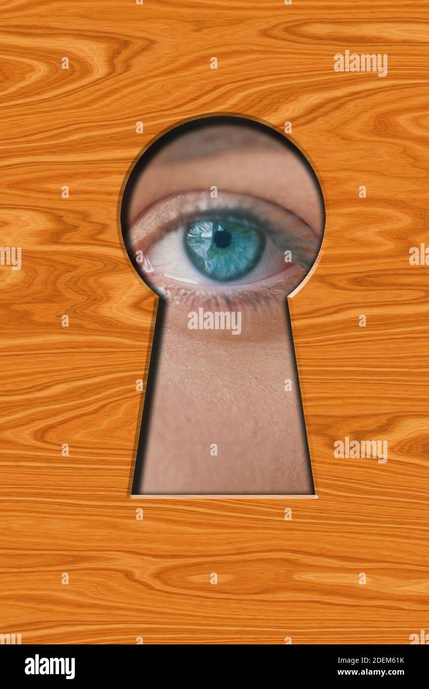 Keyhole eye hi-res stock photography and images - Alamy