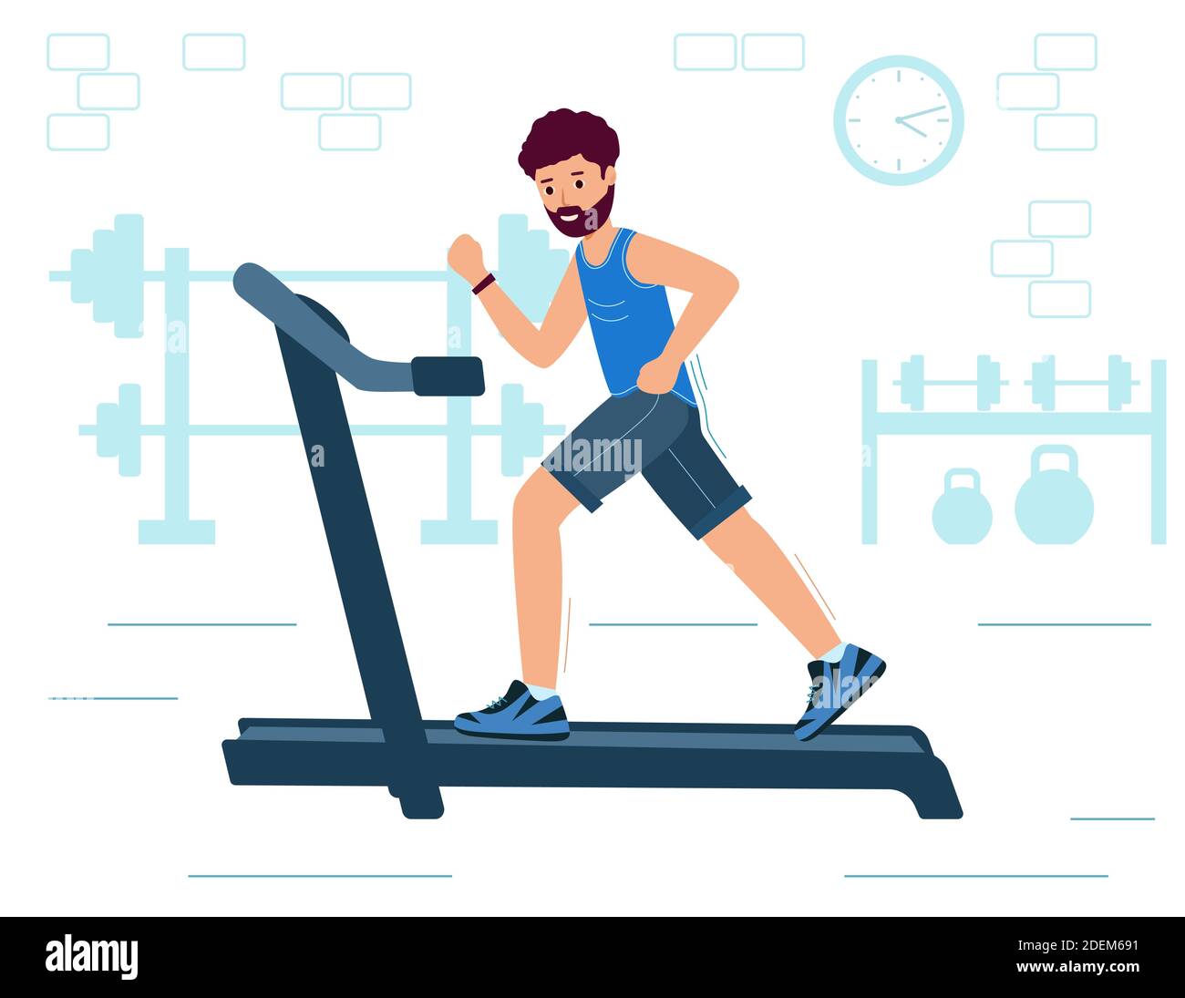 Man running cartoon hi-res stock photography and images - Alamy