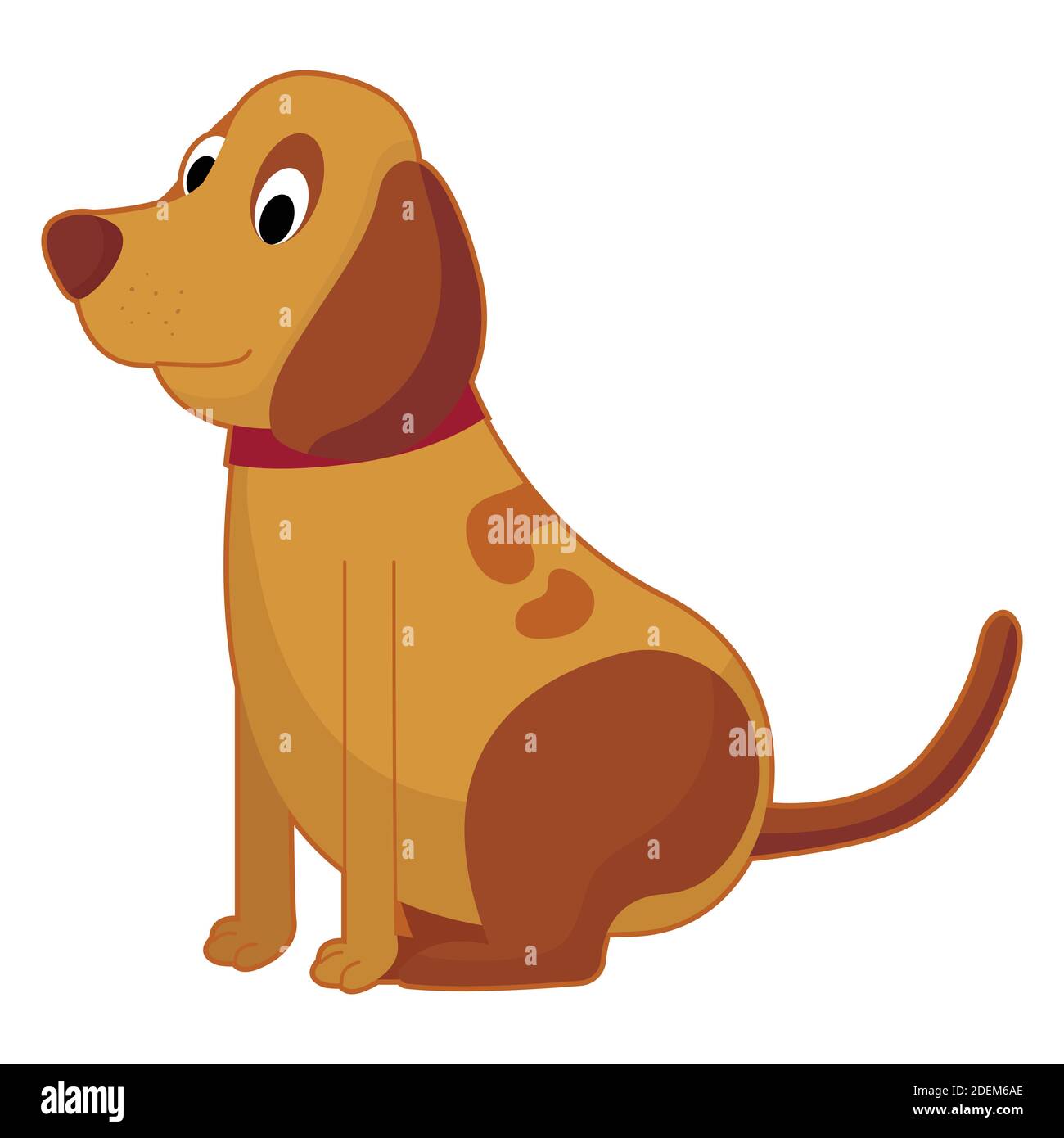 Vector illustration of a dog Stock Vector Image & Art - Alamy