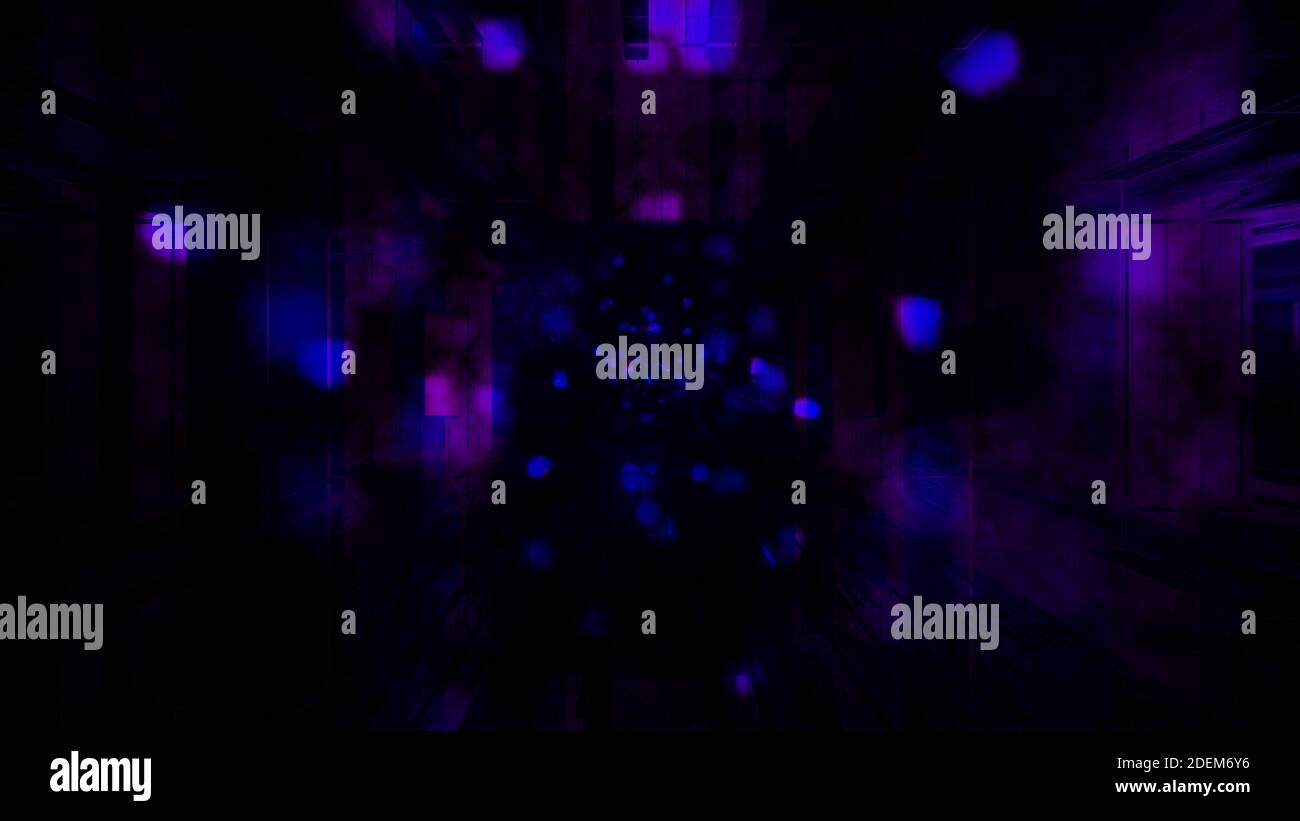 Dark end of life or dying vision 3d illustration motion design ...