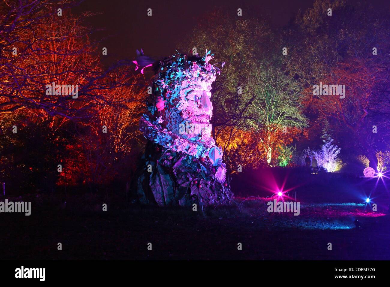 'Spring' by Philip Haas, Seven Acres Lawn, Glow 2020, RHS Garden Wisley ...